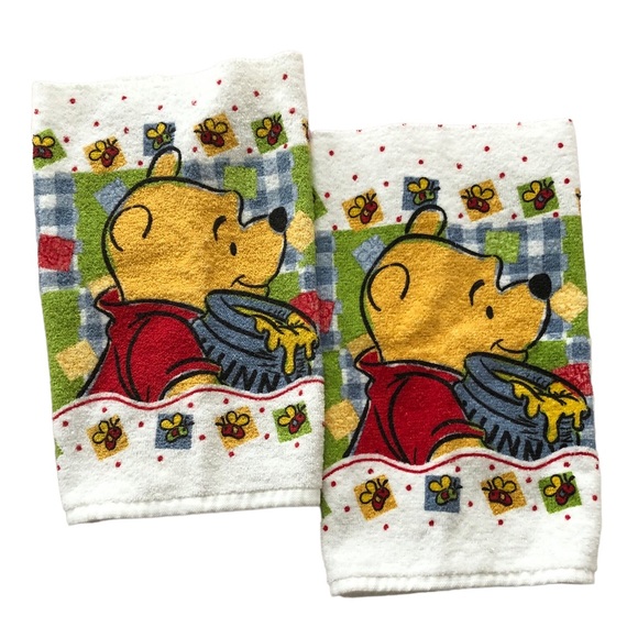 Disney | Bath | Vintage Winnie The Pooh Washcloths | Poshmark